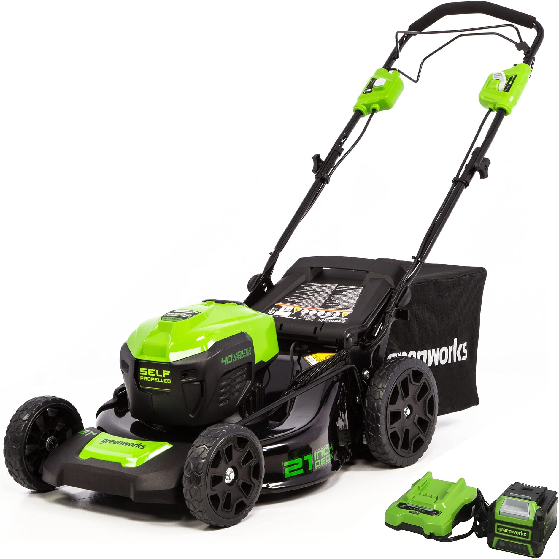 Amazon.com : RYOBI 40V HP Brushless 21" Cross Cut Self-Propelled Mower ...