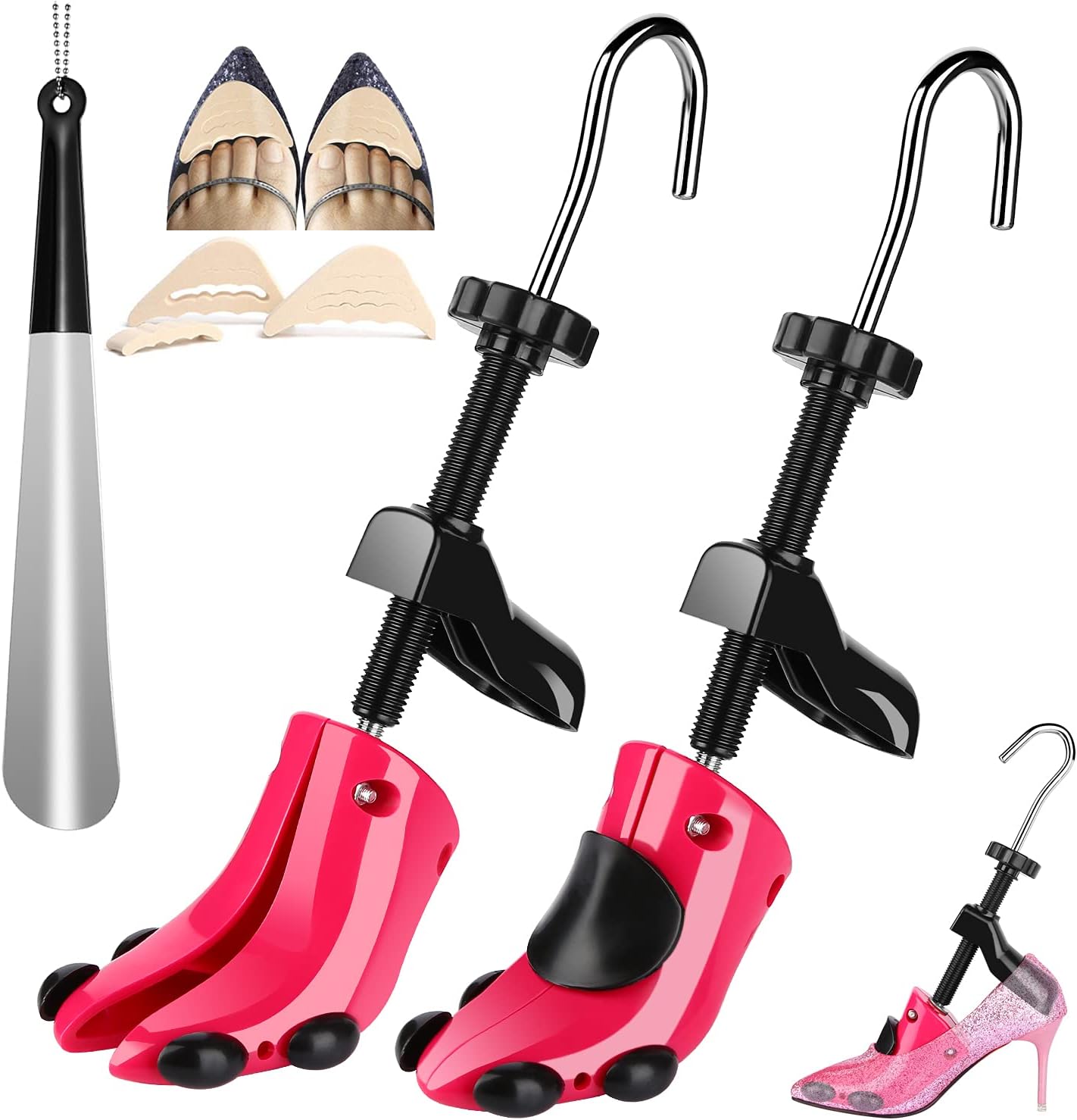 Amazon.com: JJDPARTS High Heel Shoe Stretcher, Pair 4-Way Shoe Expander ...