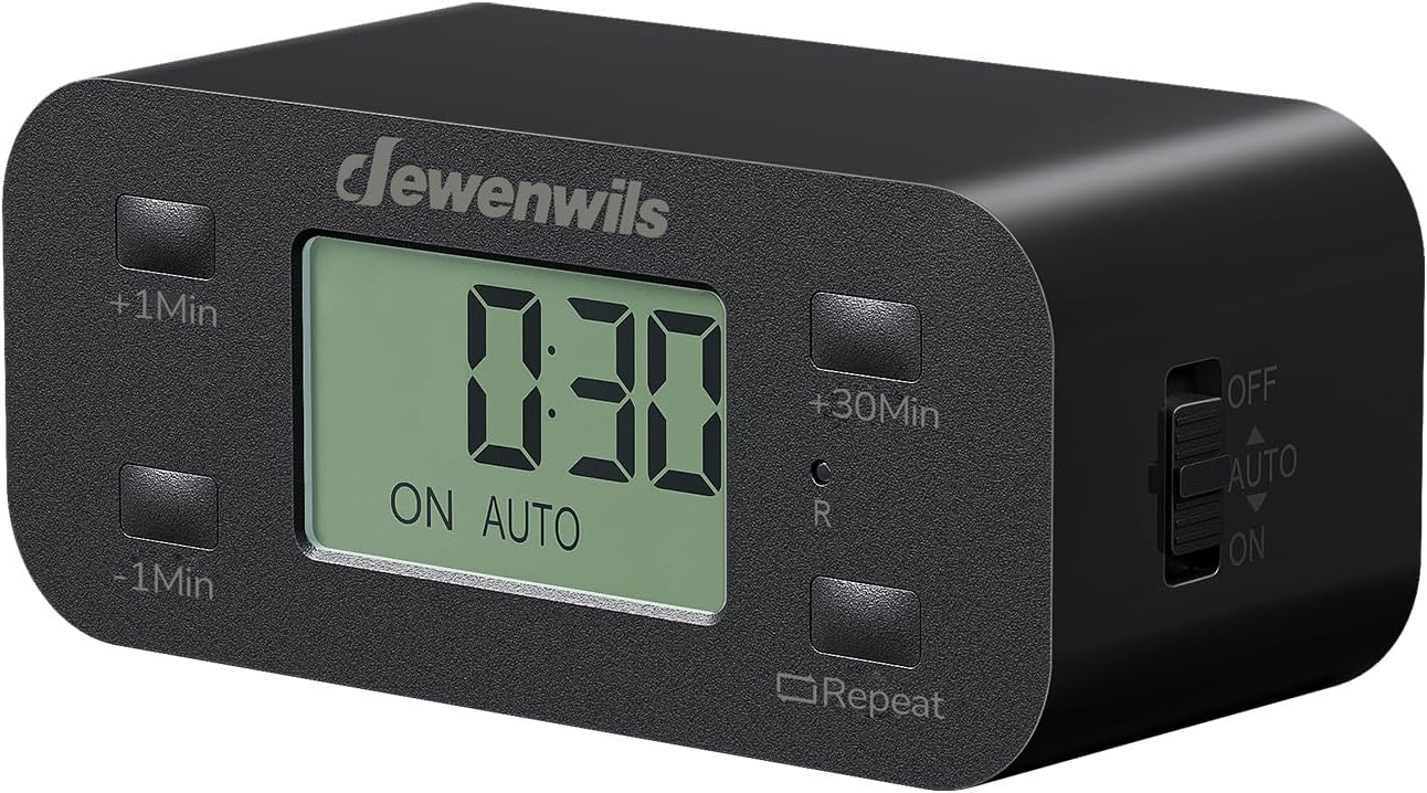 Amazon.com: DEWENWILS Indoor Countdown Timer Outlet, Digital Timers for ...