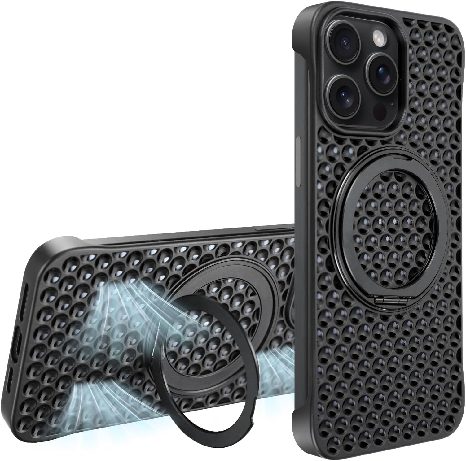 Amazon.com: SLAKOP Compatible with iPhone 15 Pro/Pro Max Metal Case ...