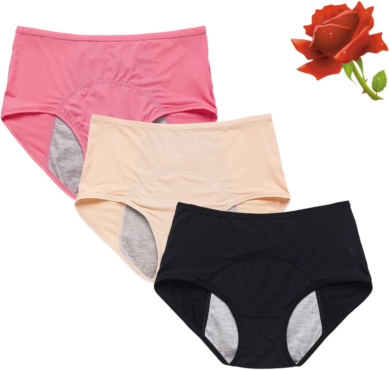 3 Pack Everdries Leakproof Ladies Underwear, Everdries Leakproof ...