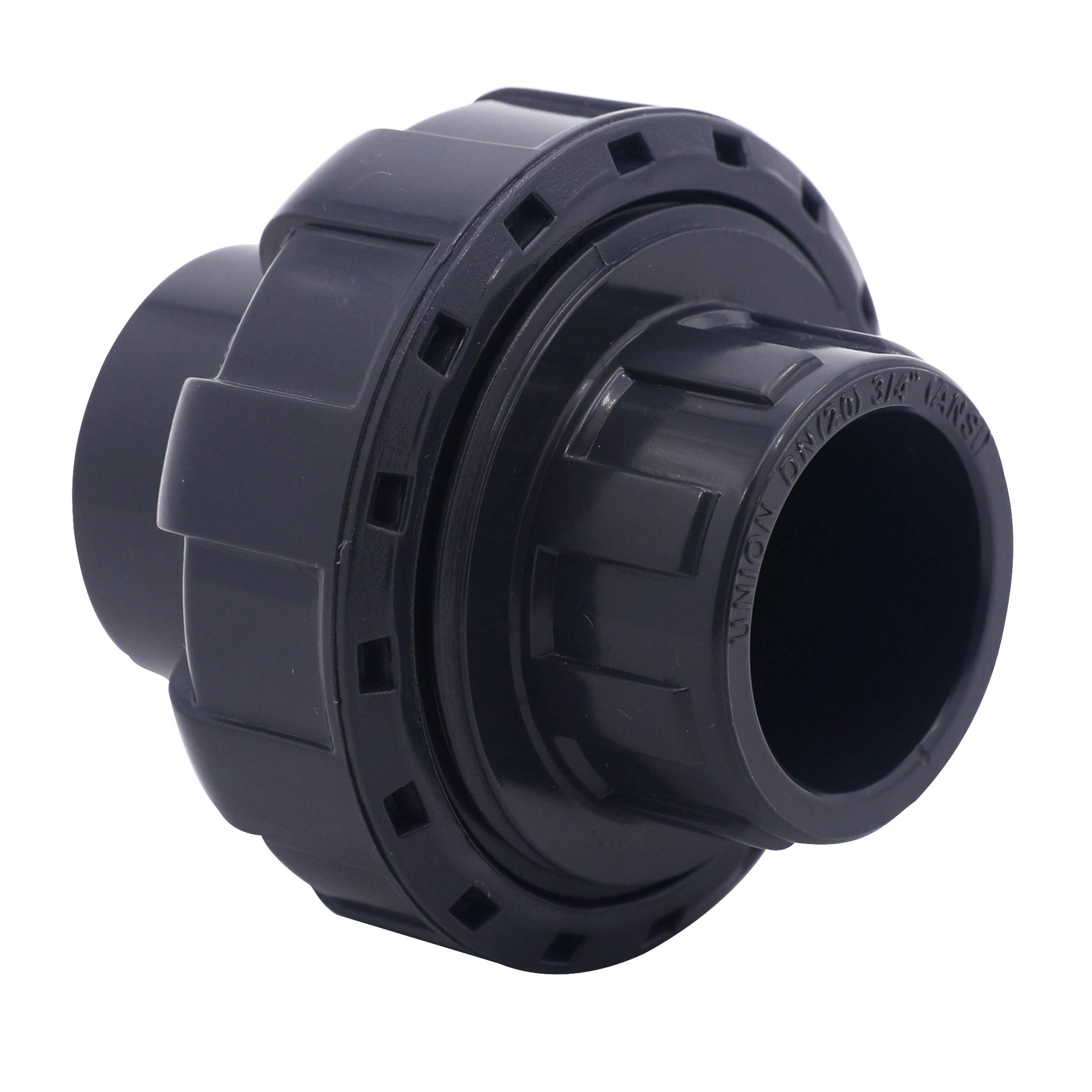 Snapklik.com : 12 Pack - 3/4" PVC Union Coupling Pipe Fitting 3/4inch ...