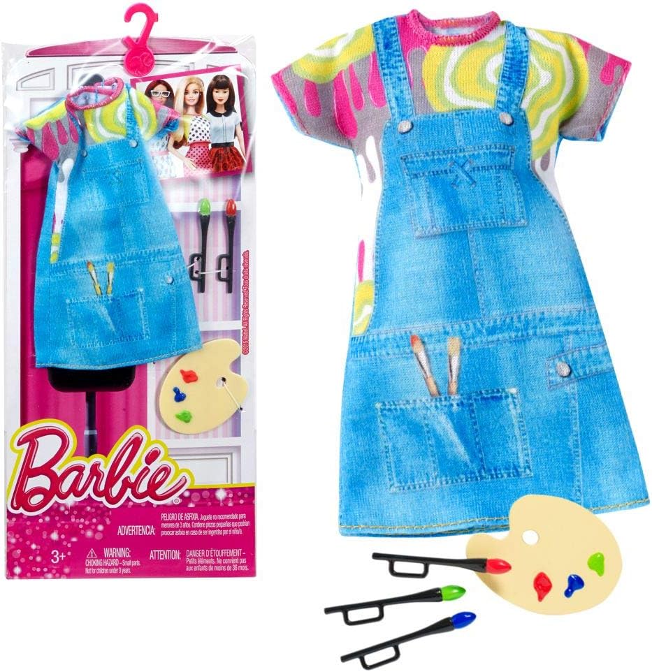 Barbie Painter Vêtements Mattel DNT93 | Mode & Accessoires pour Poupée ...