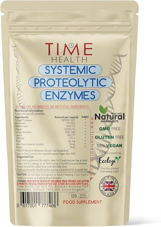 Systemic Proteolytic Enzymes Complex – Repair & Recovery – Mixed Enzyme ...
