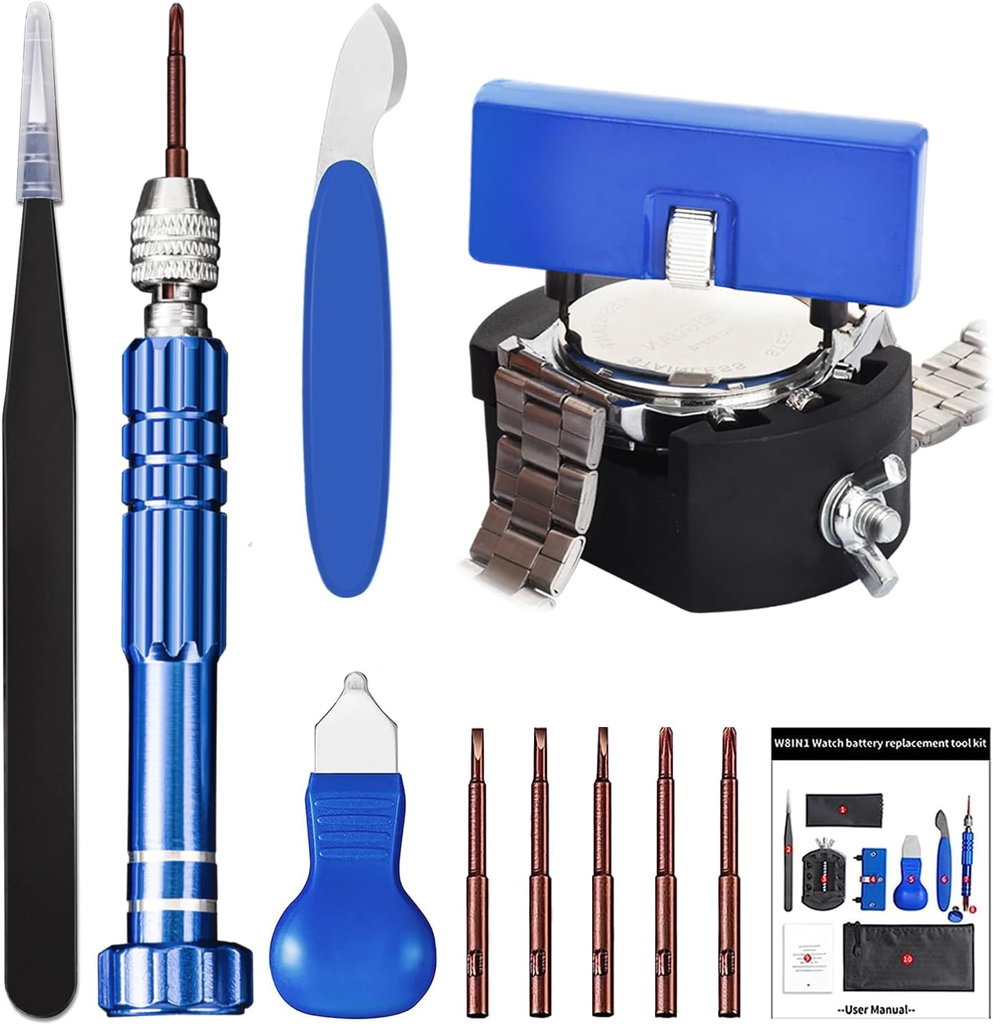 EasyTime Watch Repair Kit- Professional Watch Battery Replacement Kit ...