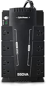 Amazon.com: CyberPower CP550SLG Standby UPS Battery Backup and Surge ...