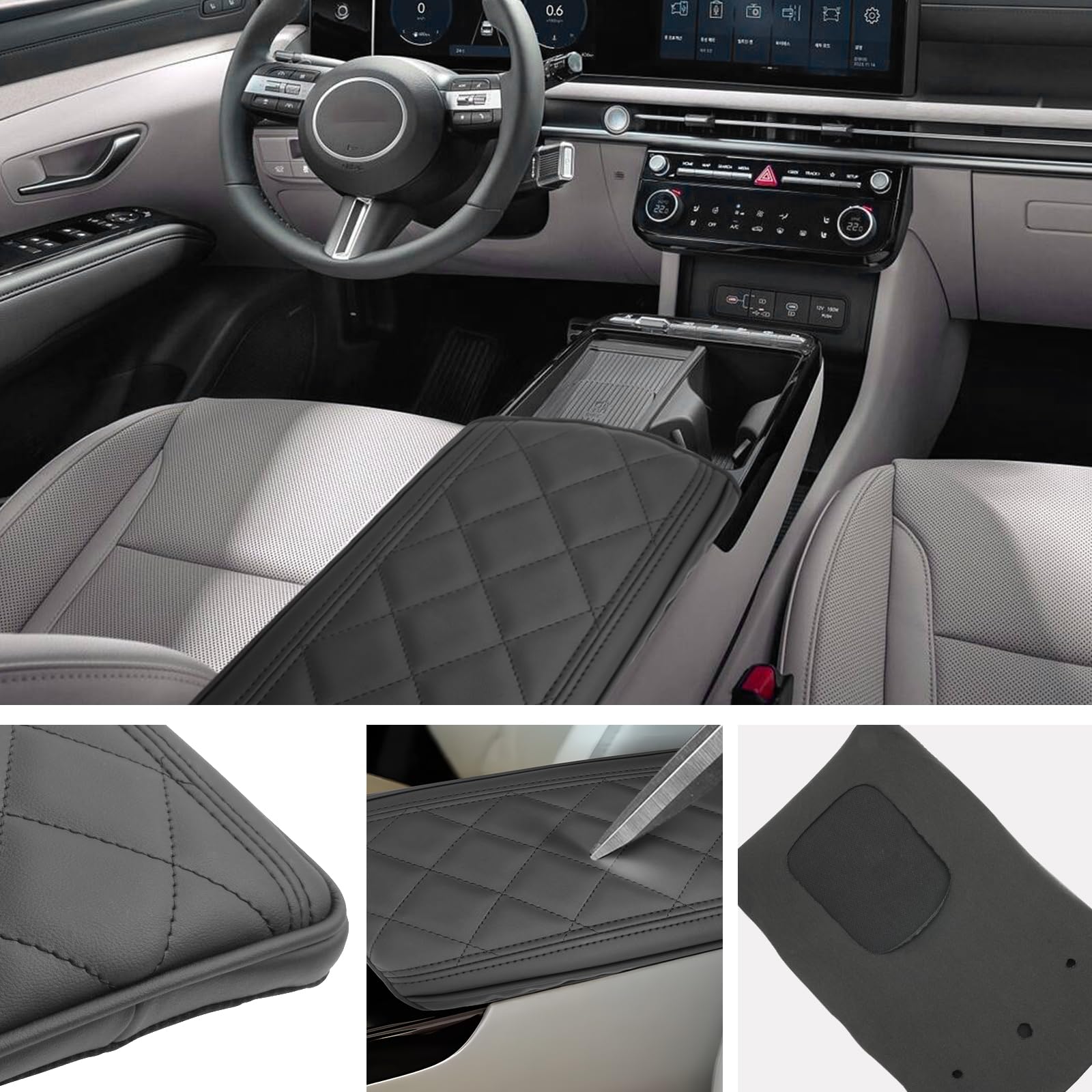 Snapklik.com : SXCY For 2025 Tucson Armrest Cover For Hyundai Tucson ...