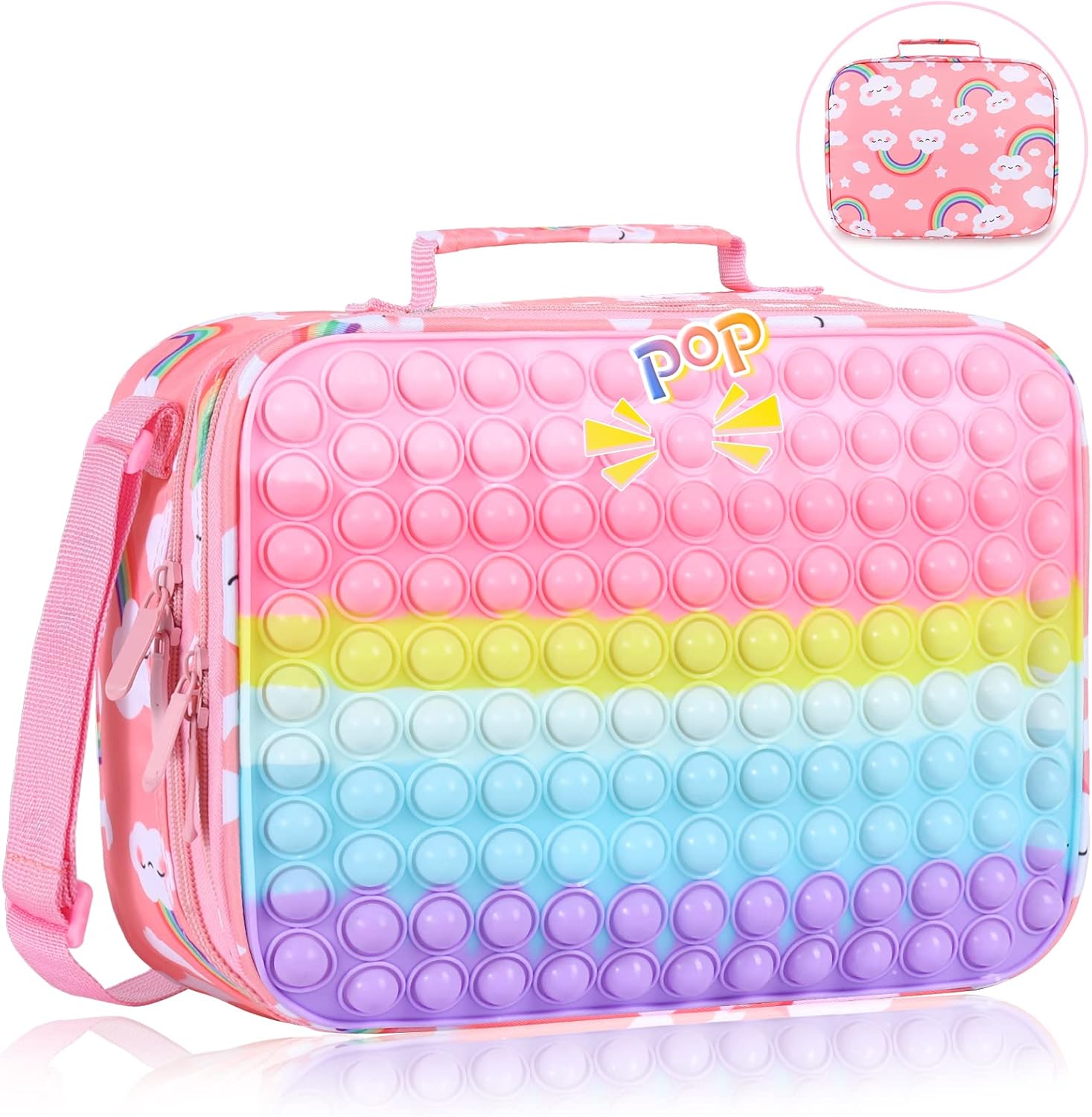 Amazon.com: Girls Lunch Boxes for School, Pop Lunch Box for Girls ...