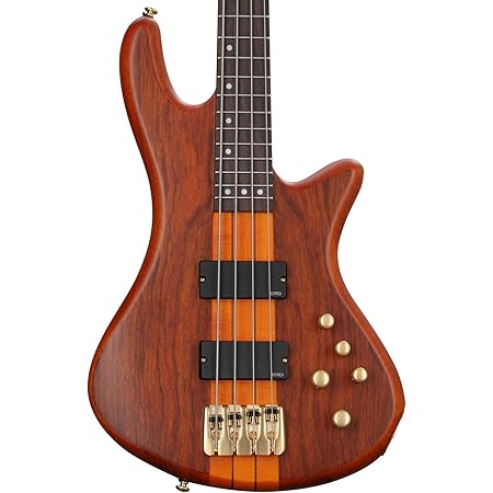 Amazon.com: Schecter Stiletto Custom-4 Electric Bass (4 String, Natural ...