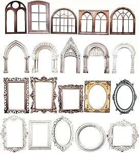 Amazon.com: 60Sheets(20Styles) Scrapbook Supplies Lace Frames Vintage ...