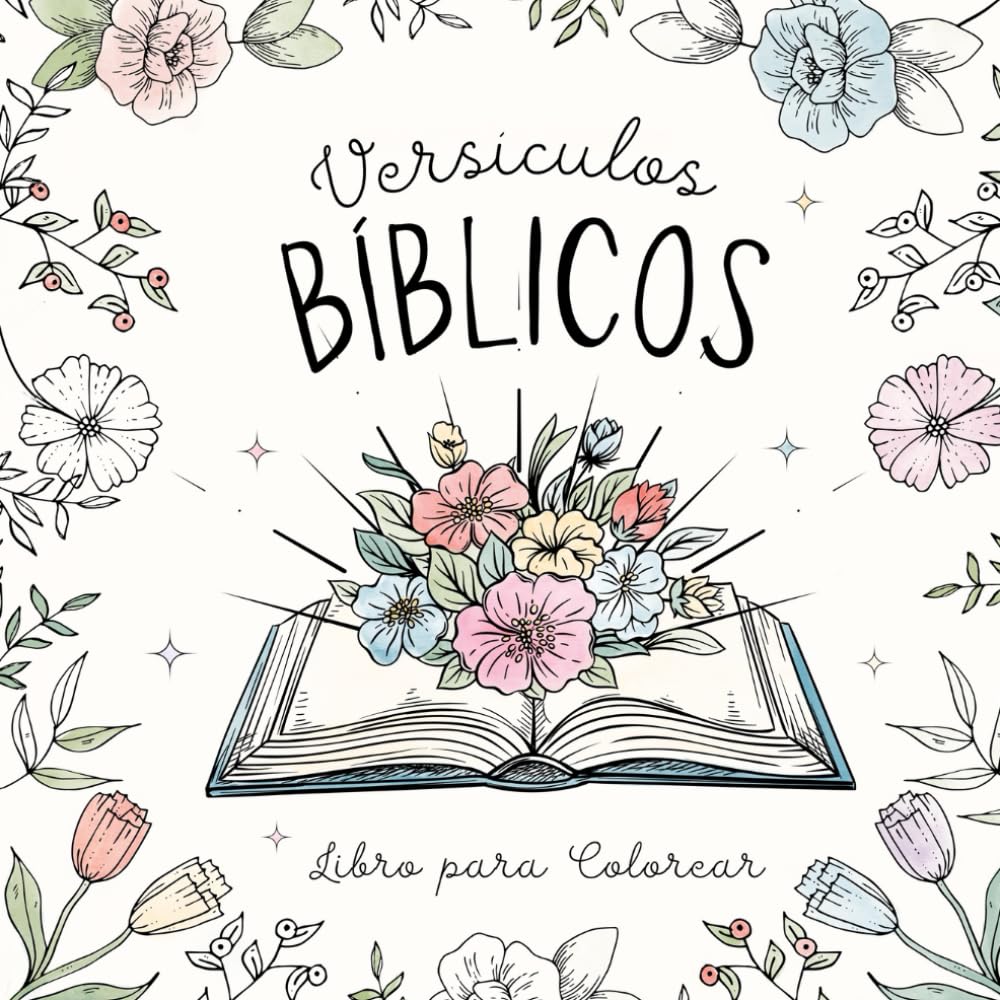 Amazon.com: Versículos Bíblicos: Libro para Colorear con Versículos ...