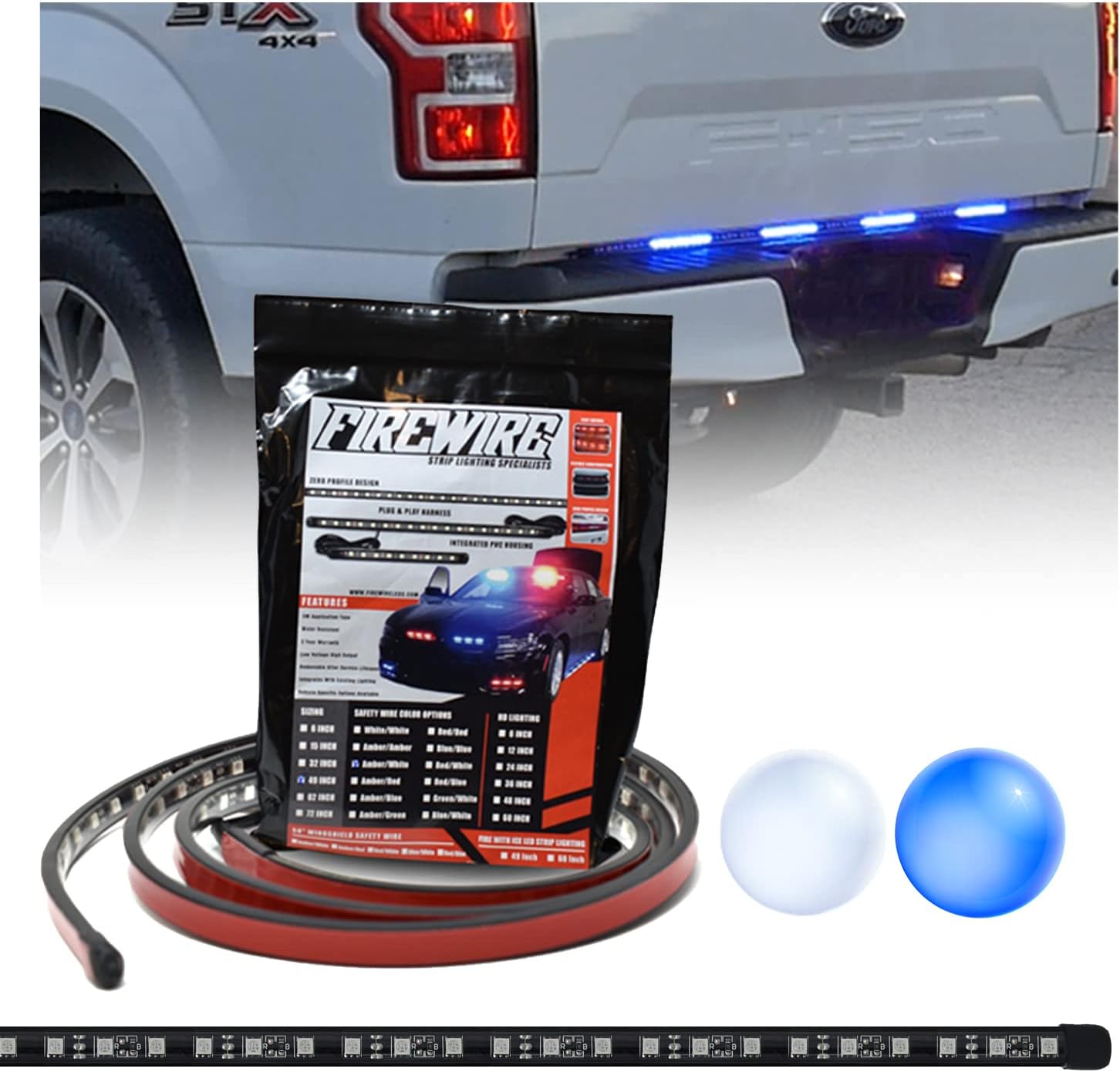 Amazon.com: Firewire LEDs Emergency Truck Strobe Lights | Safety ...