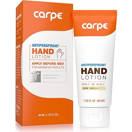 Amazon.com : Carpe Antiperspirant Hand Lotion, A dermatologist ...