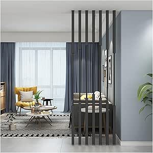 Amazon.com: Set of 7 Partition Post Pole, Floor to Ceiling Room Divider ...