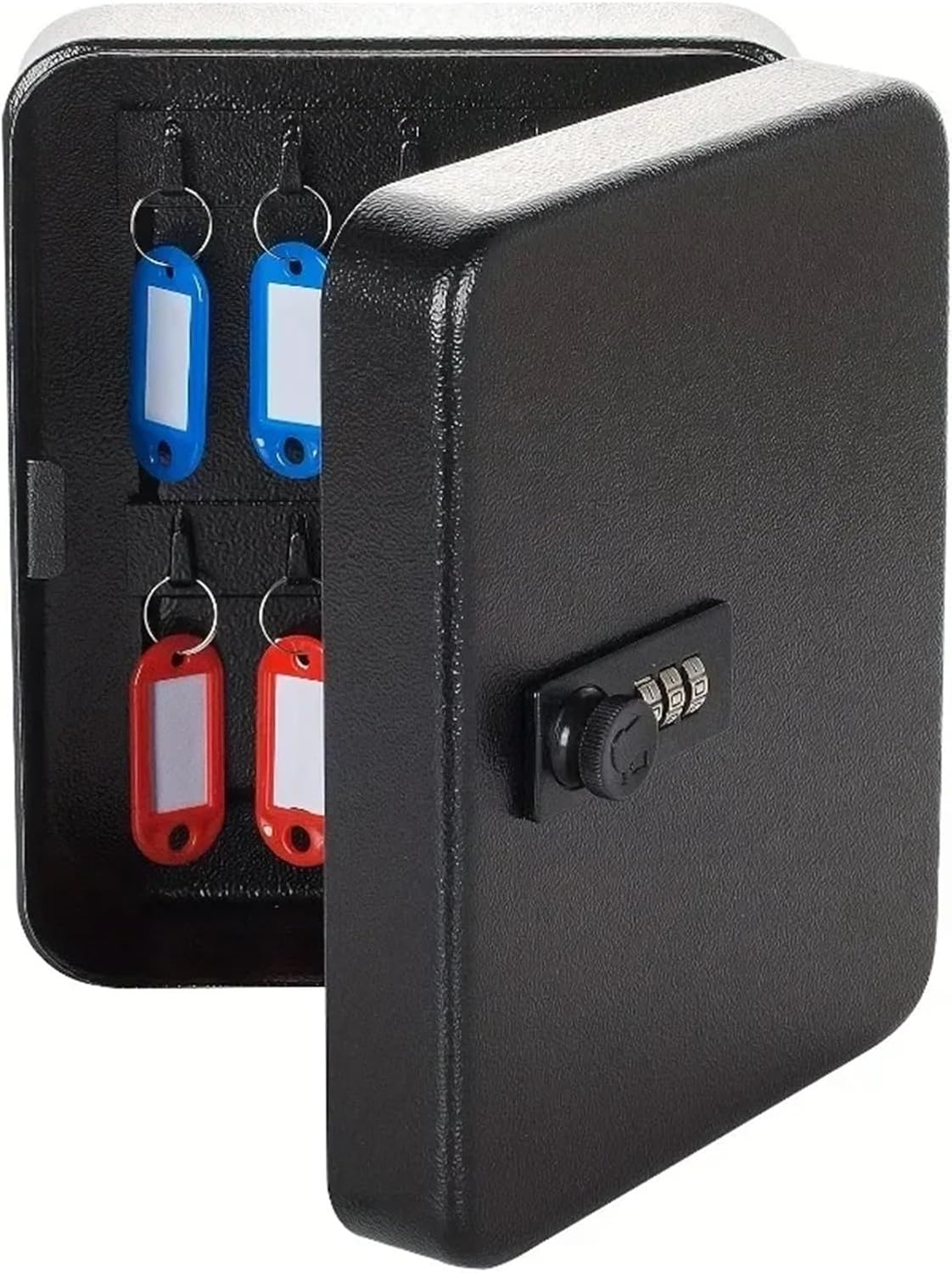 Secure Key Cabinet with Password/Key Lock Wall Mountable Metal ...