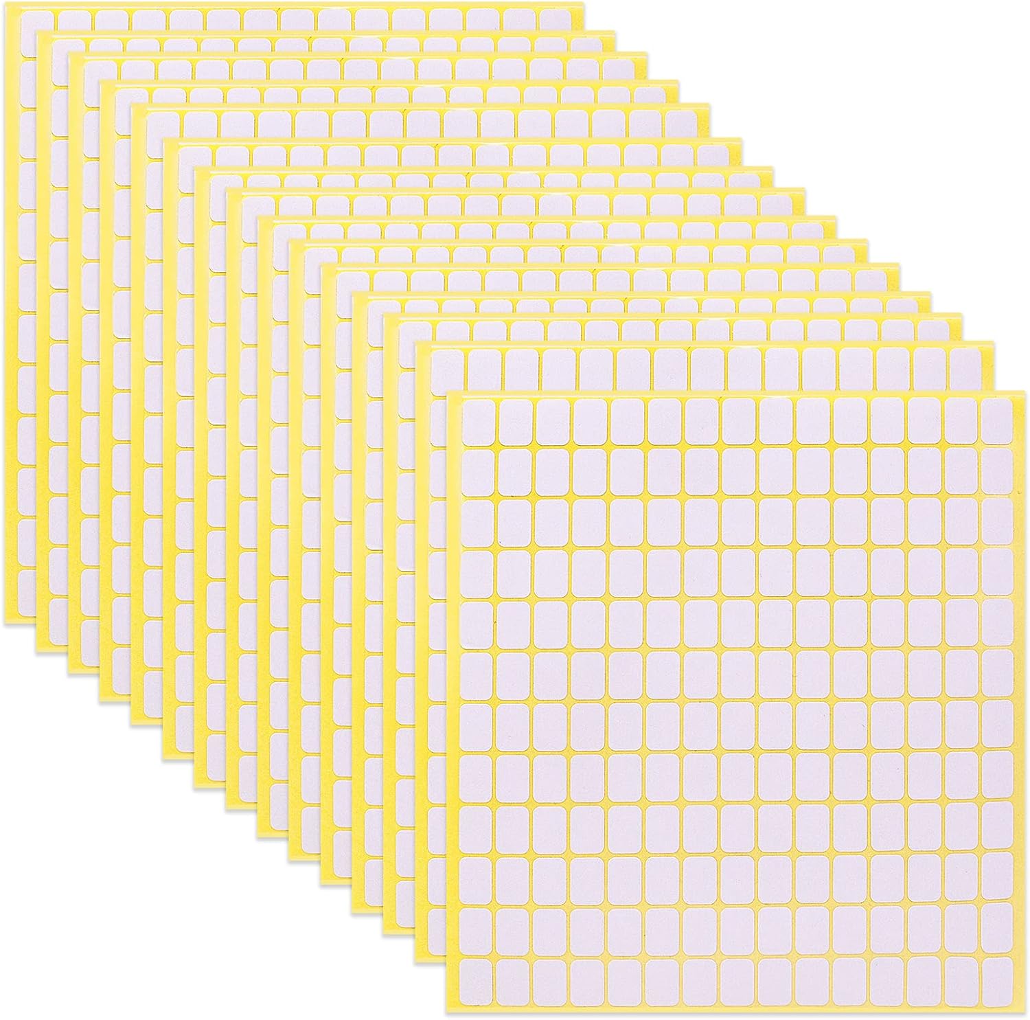2700 Pcs Matte White Label Sticker 13 X 9mm Small Sticky Labels Price ...