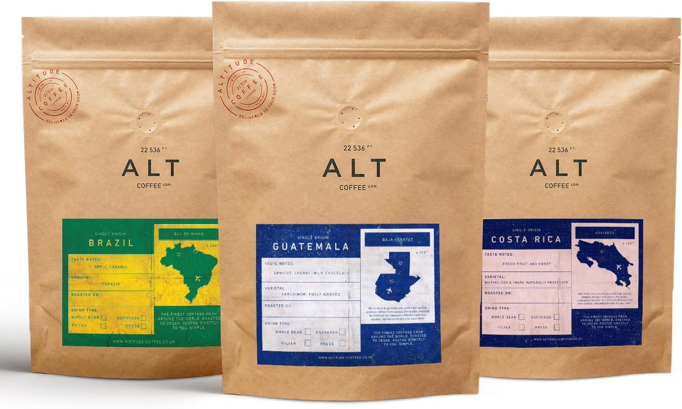 Altitude Coffee London - Specialty Coffee Single Origins Triple Pack ...