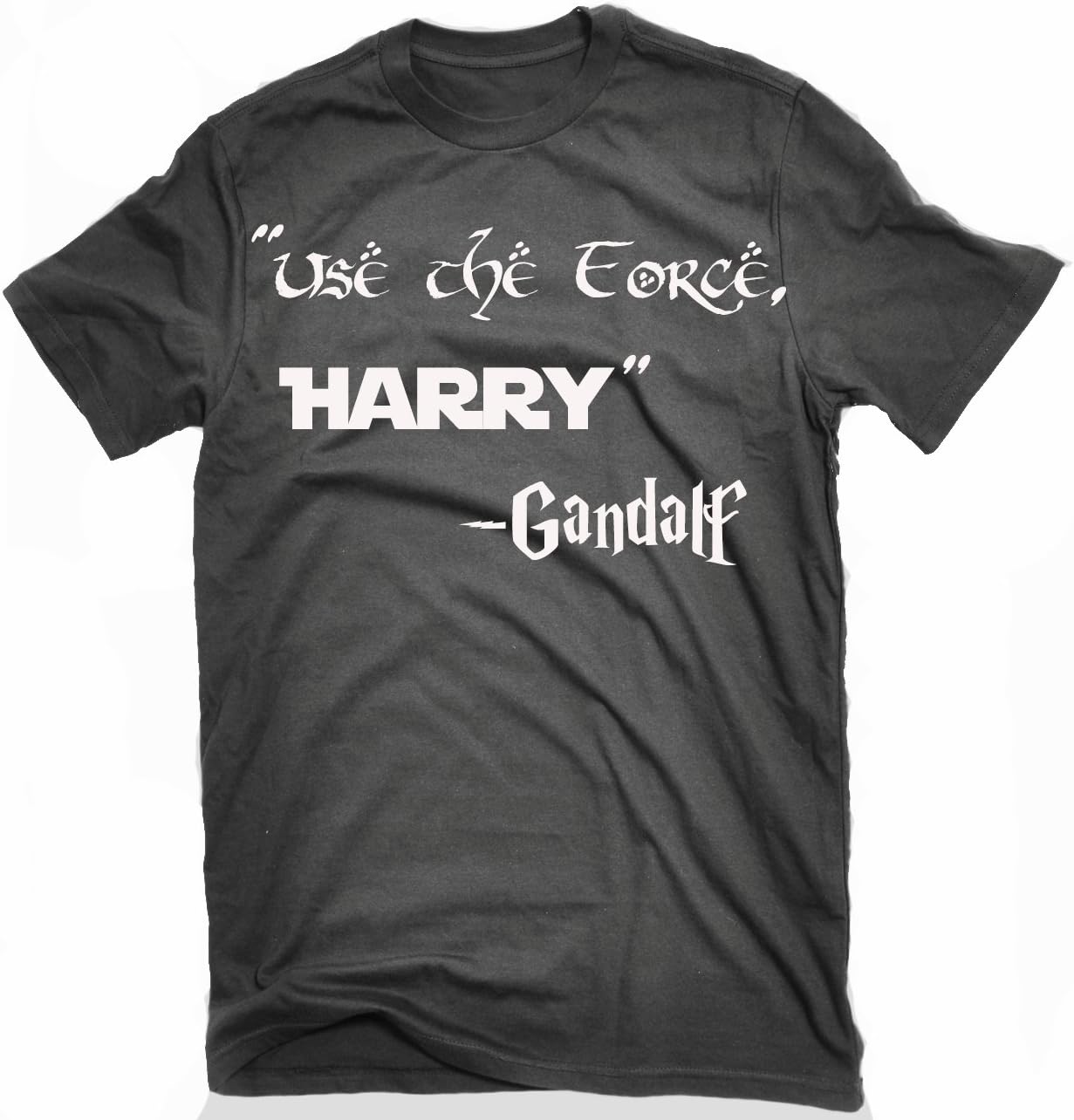 Use the Force, Harry T-shirt (2XL, Dark Grey) | Amazon.com