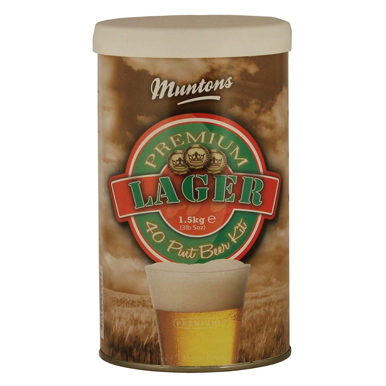 Amazon.com: Muntons Beer Making Kit - Lager Premium Premium Range Kit ...