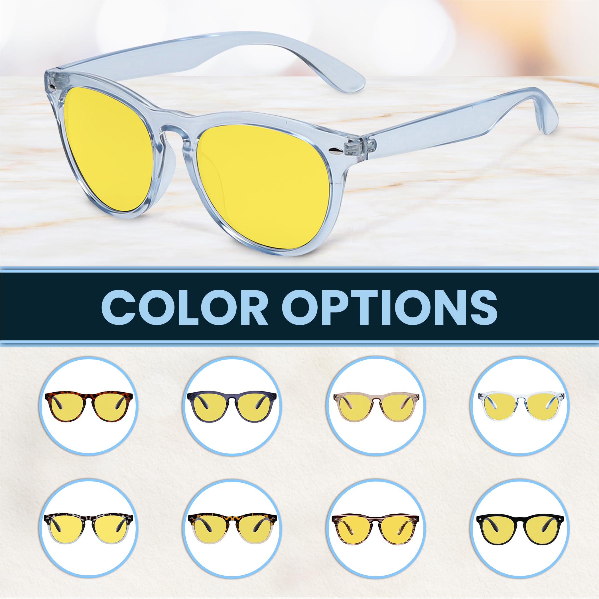 Snapklik.com : Night Vision Driving Glasses Anti Glare Polarized Night ...