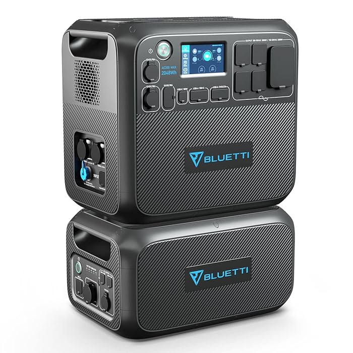Buy BLUETTI Portable Power Station AC200MAX and B230 External Battery ...