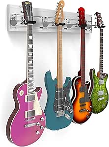 Amazon.com: DLDIRECT Multiple Guitar Wall Mount with 4 Guitar Holder ...