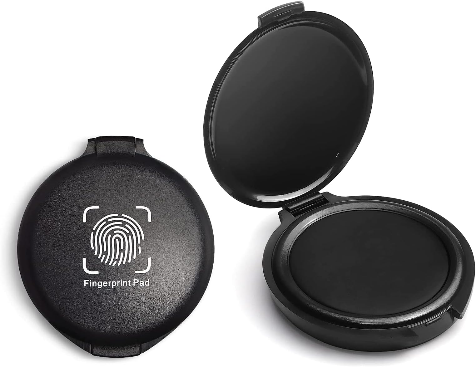 Amazon.com : Fingerprint Ink Pad (Pack of 2) - Thumbprint Ink Pad for ...