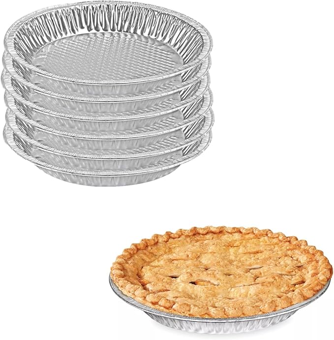 Amazon.com: OfficeKit Premium 9-Inch Aluminum Disposable Pie Pans (10 ...
