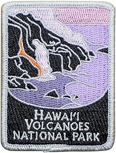Amazon.com: Hawaii Volcanoes National Park Iron On Applique Patch - HI ...