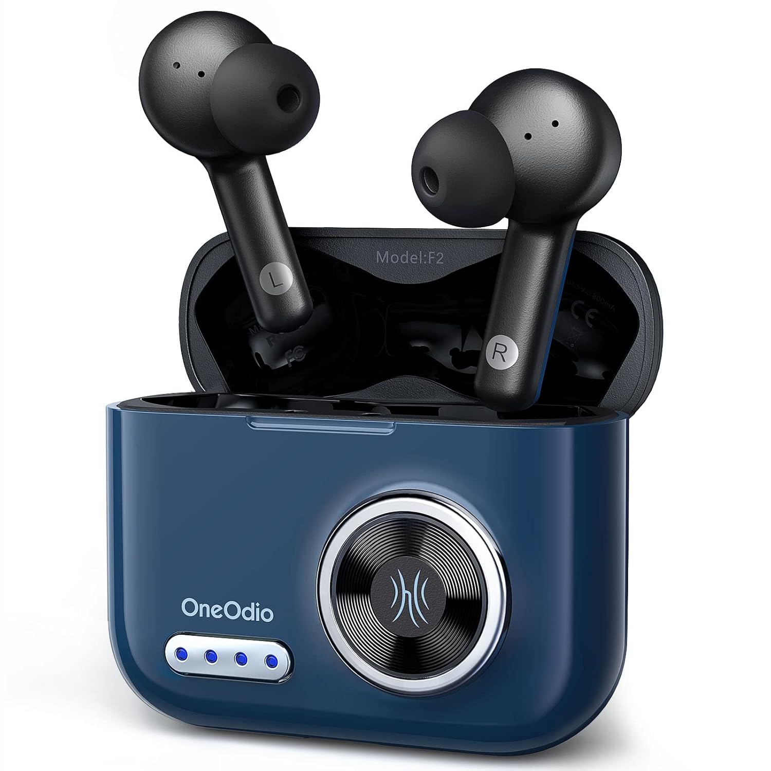 OneOdio F2 True Wireless Earbuds with Noise Cancelling Mic, 48Hours ...