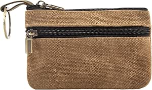 Amazon.com: Canvas Coin Purse for Men,Small Cloth Change Purse for ...