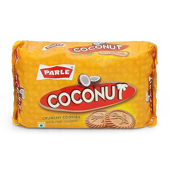 Parle Crunchy Cookies With Real Coconut Biscuit, 150 gram : Amazon.in ...