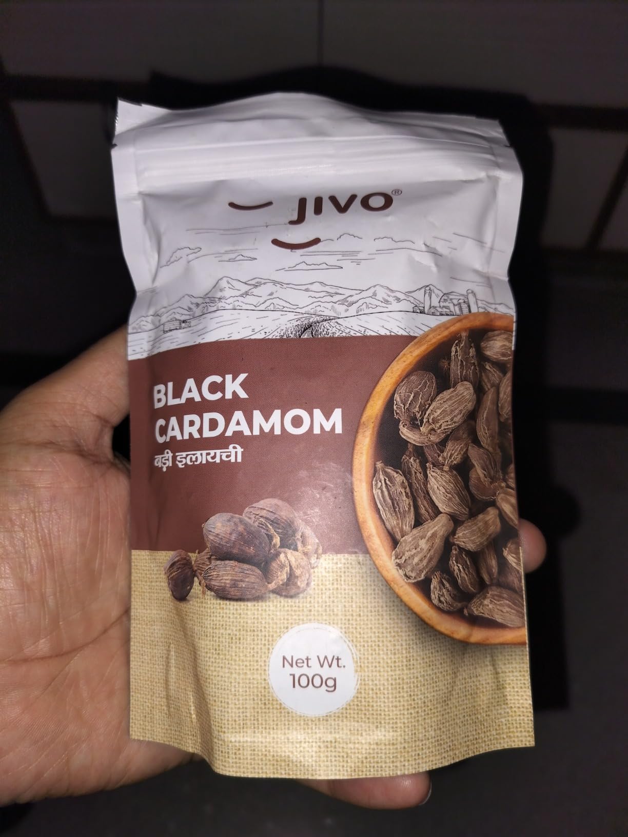 Jivo Black Cardamom | Badi Elaichi Sabut Moti Kali Elaichi Whole ...