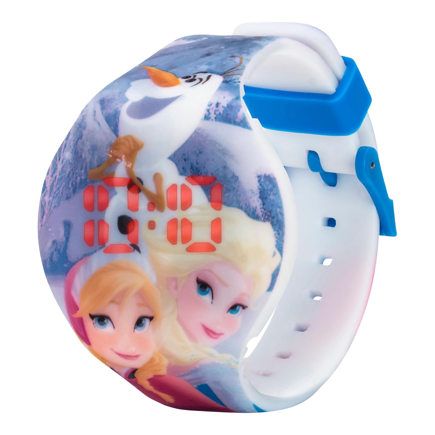 Buy Disney Kids' FZN3630 Frozen Anna and Elsa Watch With Graphic Band ...