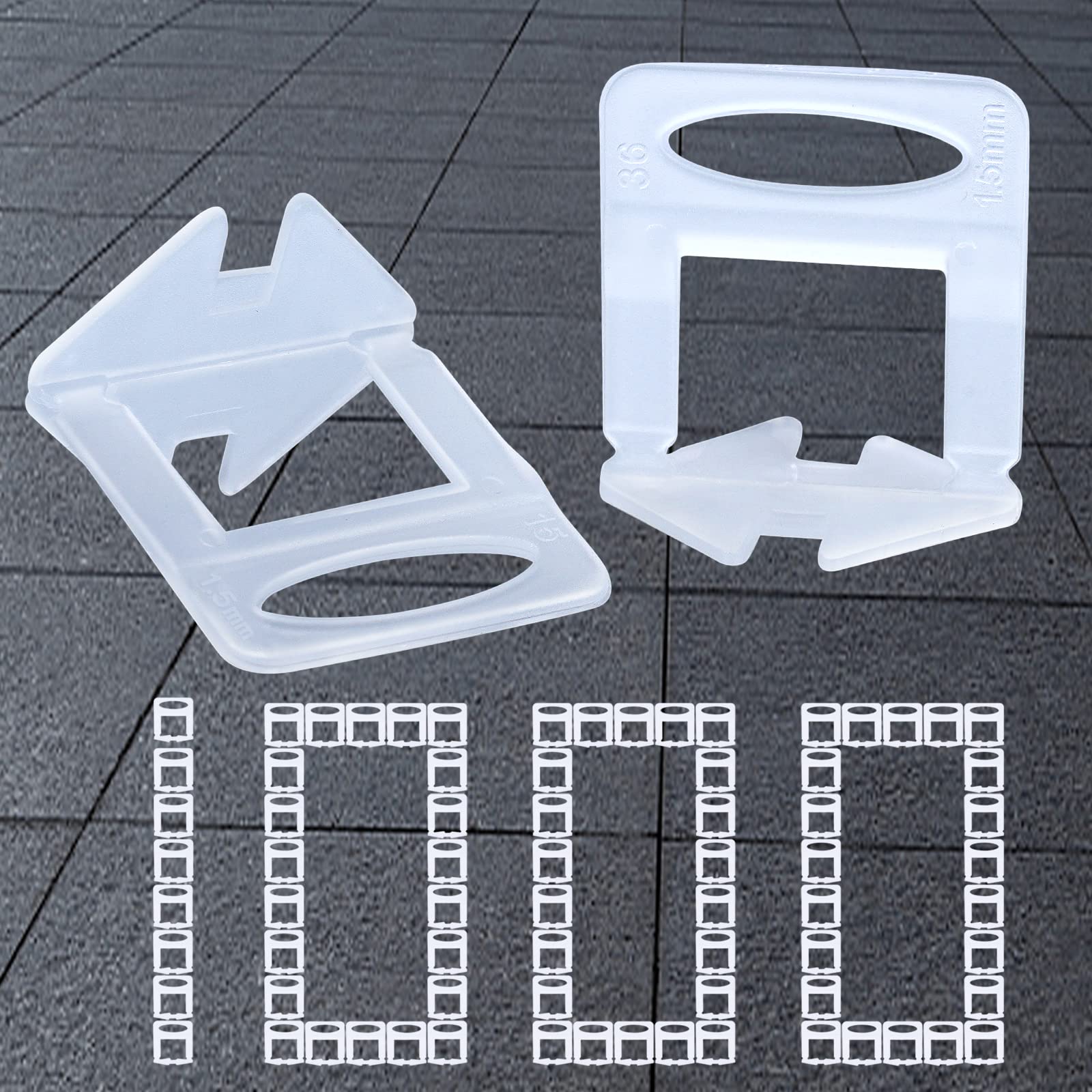 Tile Leveling System Clips Spacers Tile Leveler Clips DIY Tile Leveler ...