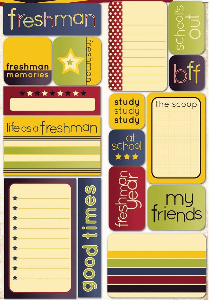 Amazon.com: Reminisce Making The Grade Quote Sticker, Freshman
