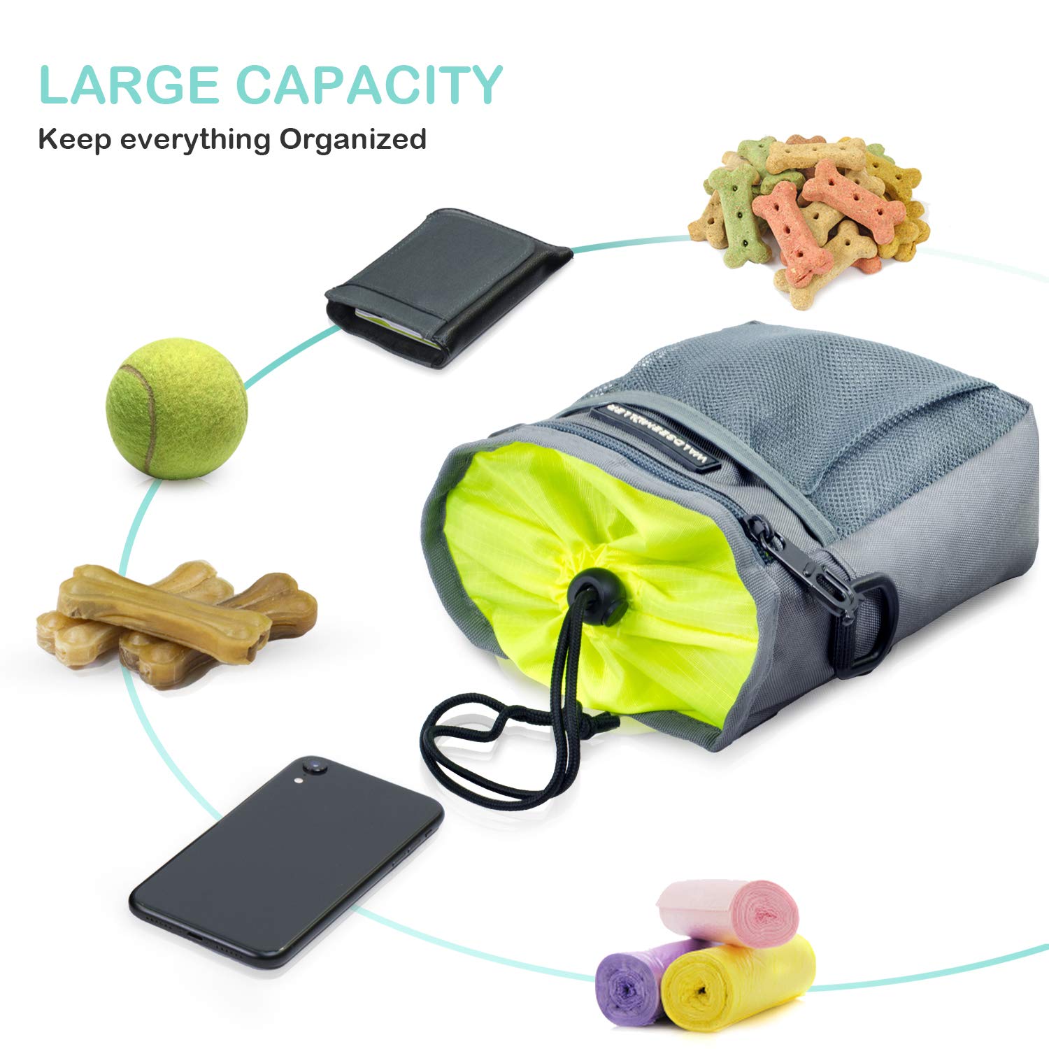 Dog Walking Pack 4-in-1 Dog Travel + Walking Bundle | 8-Pocket Travel ...
