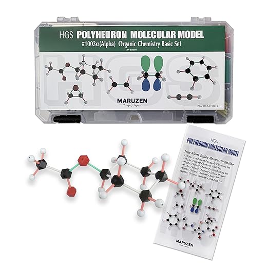 HGS Polyhedron Molecular Model 1003Alpha Organic Chemistry Basic Set ...