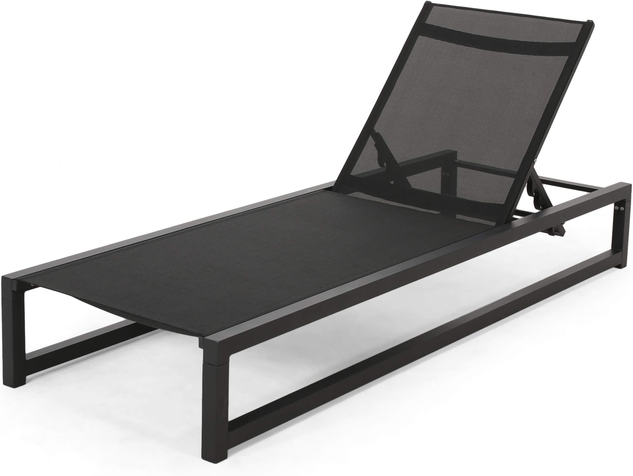 Amazon.com : Christopher Knight Home Coral Bay Outdoor Aluminum Chaise ...