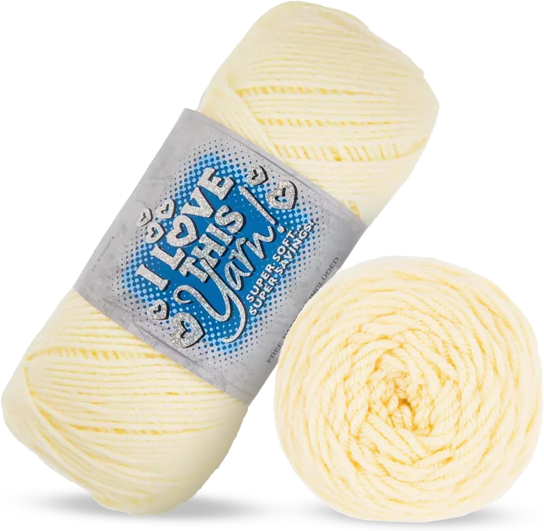Amazon.com: I Love This Yarn 4 - Medium Yarn for Crocheting & Knitting ...