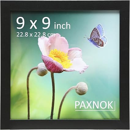 Amazon.com - PAXNOK Black 9x9 Frame with Stand and Wall Hanging Option ...