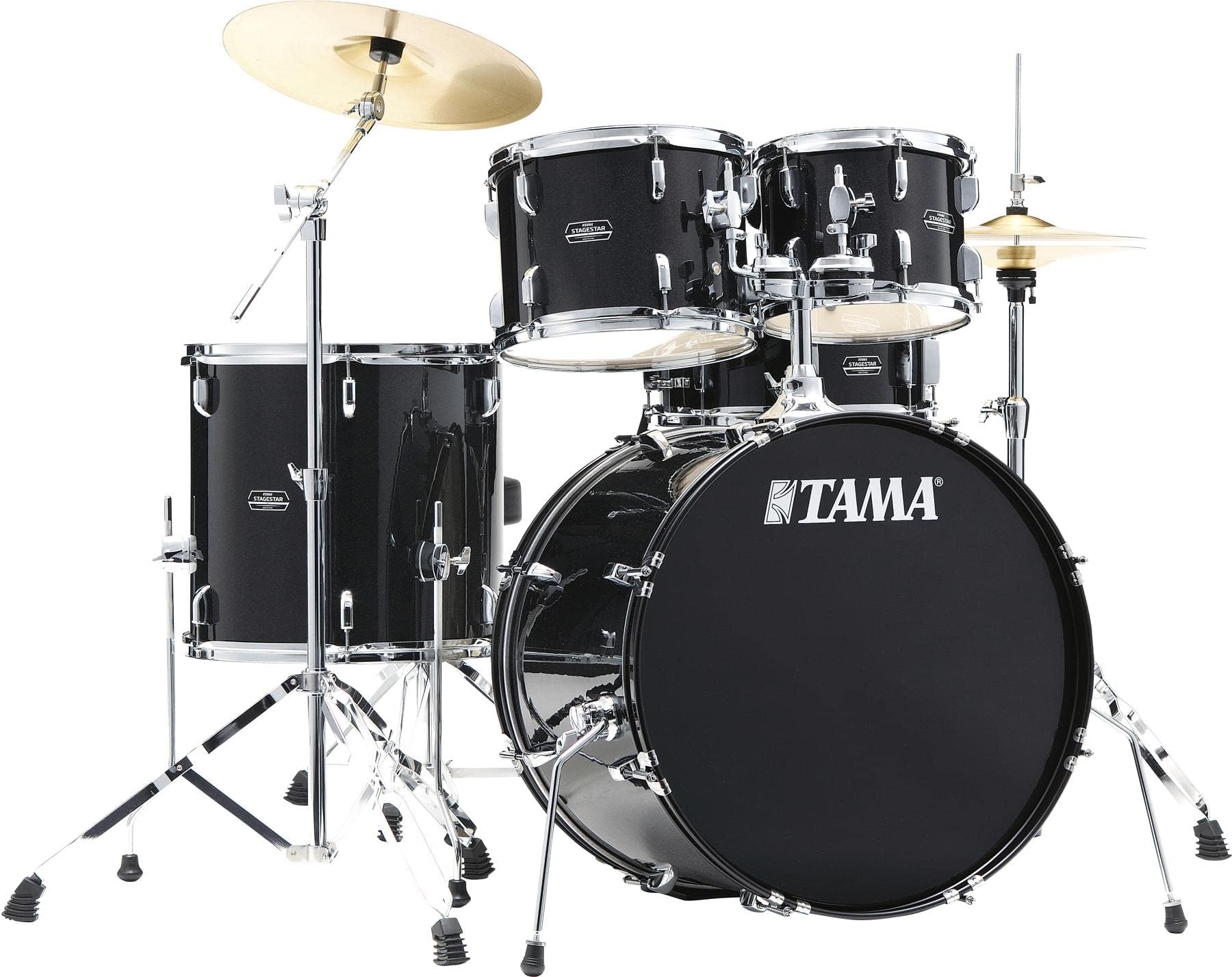 Amazon.com: Gammon Percussion Full Size Complete Adult 5-Piece Drum Set ...