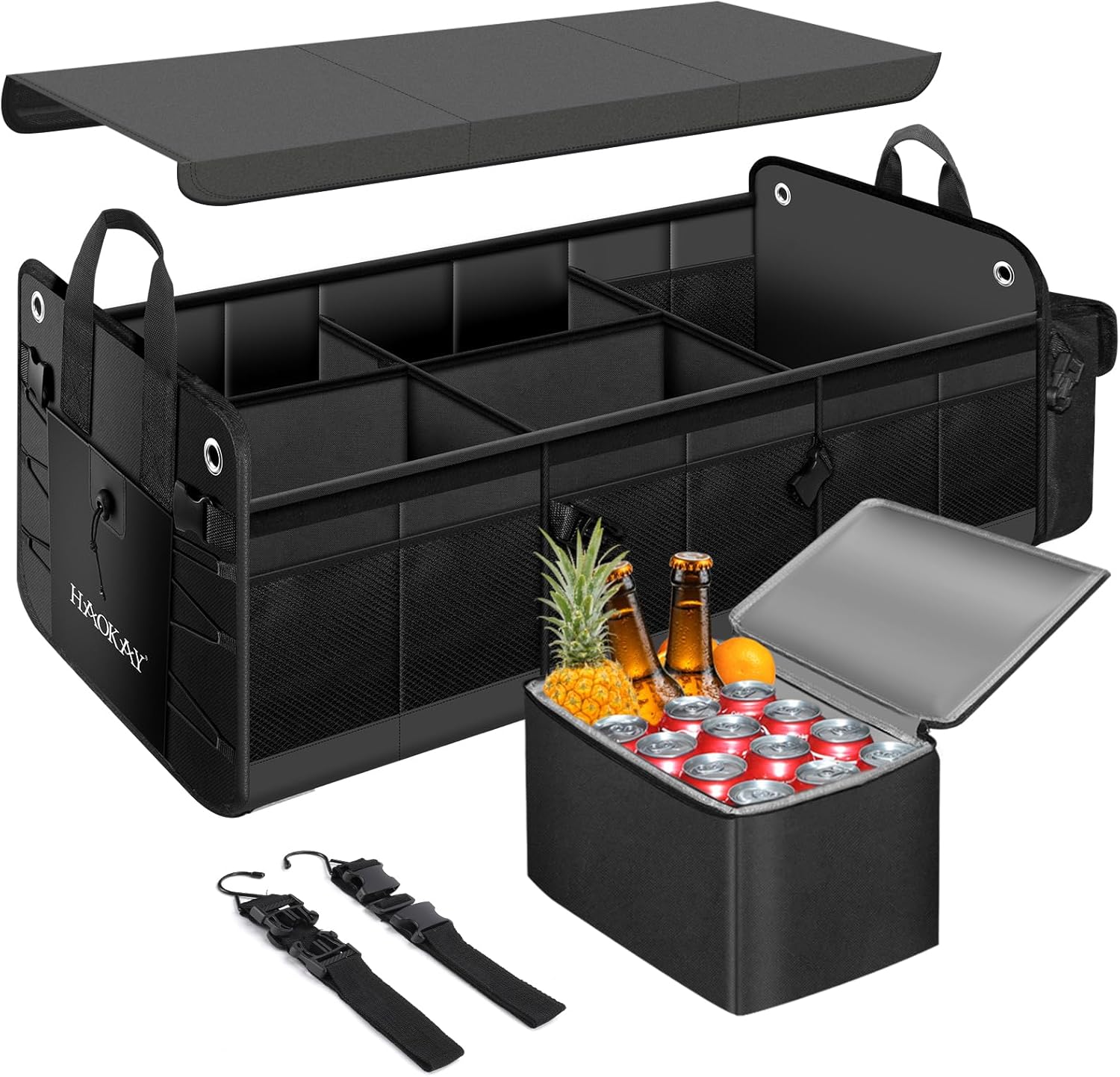 Amazon.com: HAOKAY Collapsible Trunk Organizer with Insulated Leakproof ...