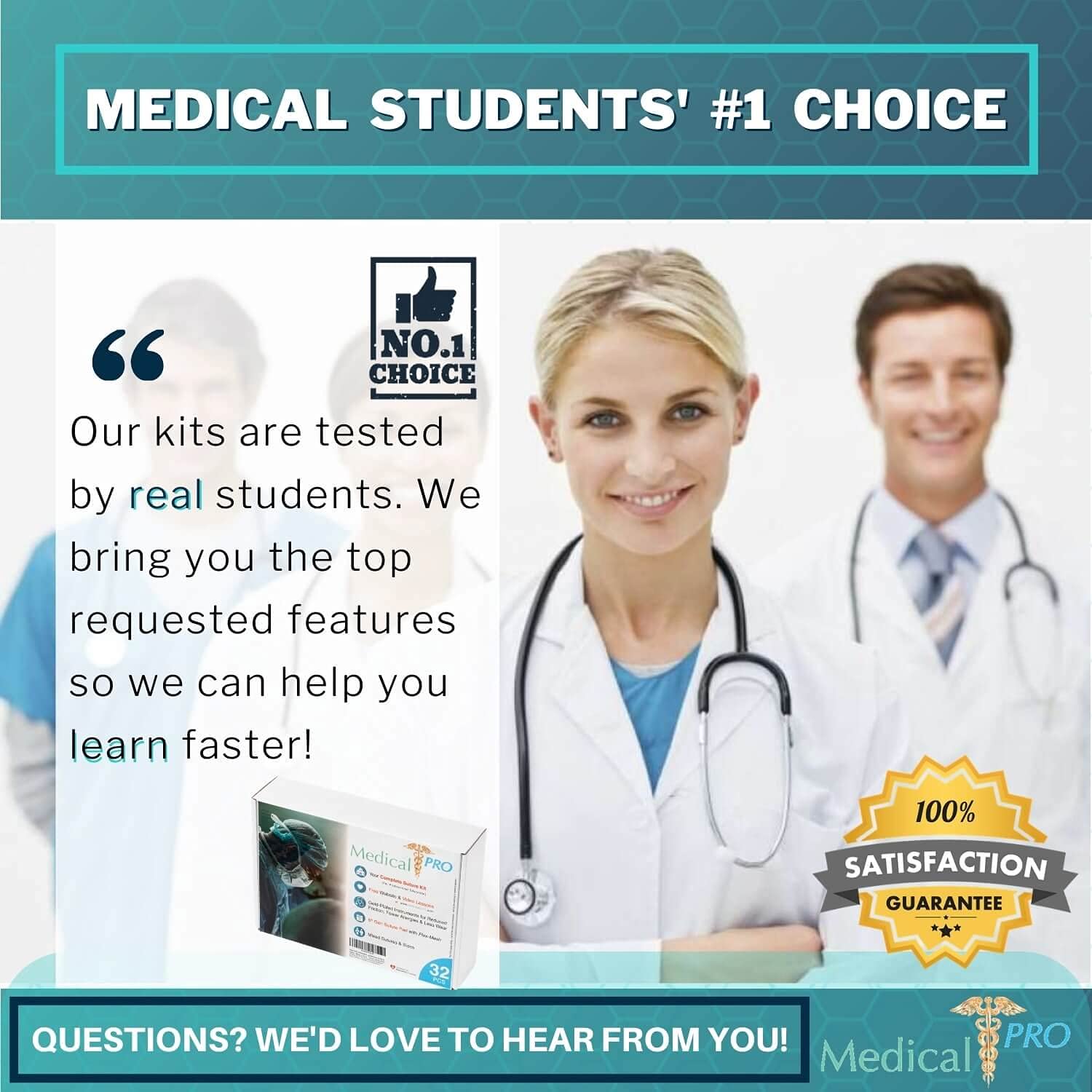 MedicalPRO Suture Practice Kit for Medical Students - The Perfect ...