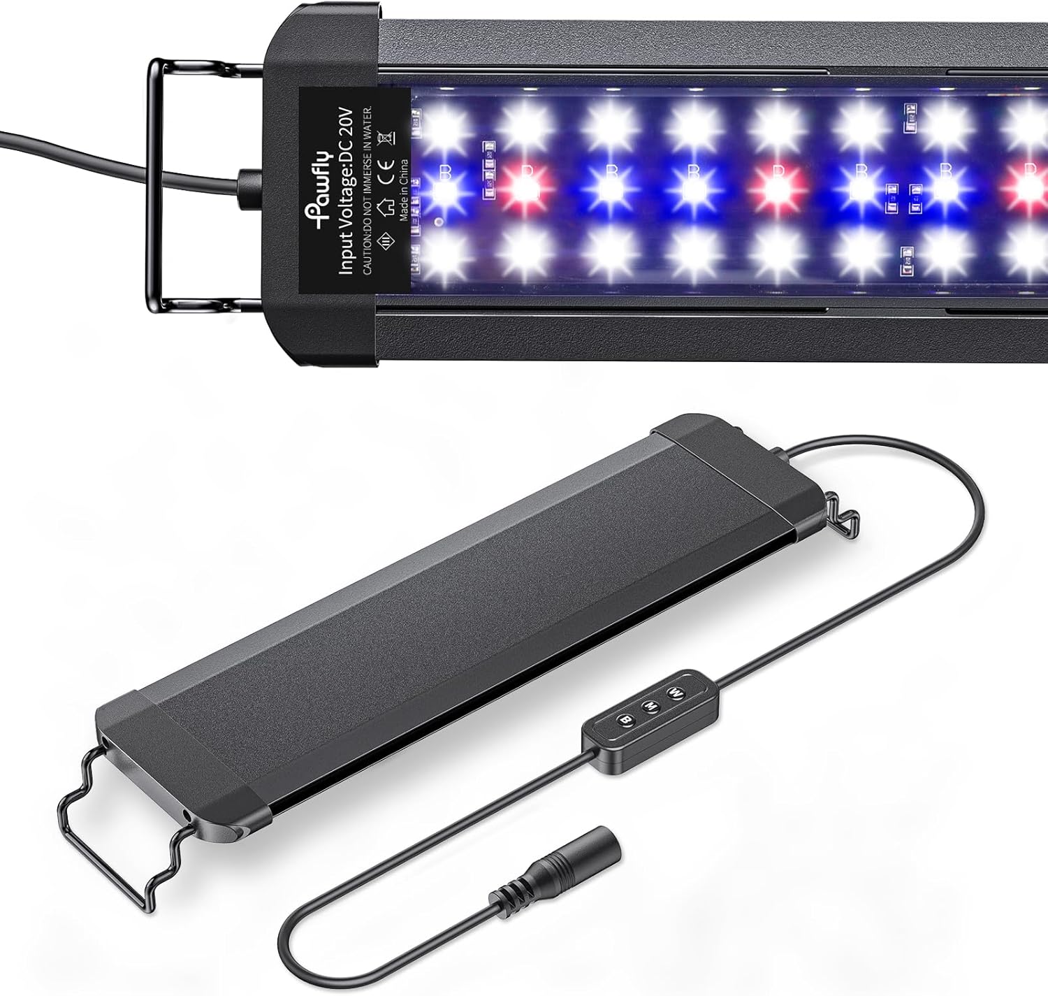Amazon.com: Pawfly Aquarium LED Light with Full Spectrum Extendable ...