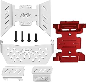 Amazon.com: Stainless Steel RC Skid Plate,RC Chassis Armor Protector ...