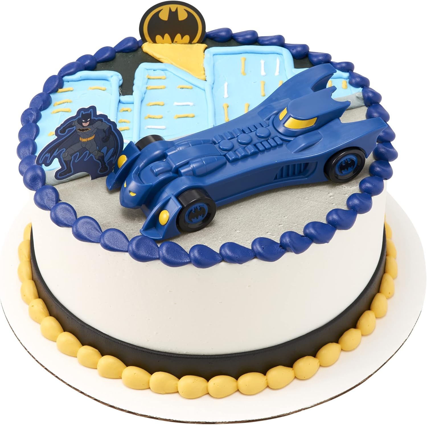 DecoPac Batman Into Action DecoSet, Batman Cake Topper, Batmobile y ...