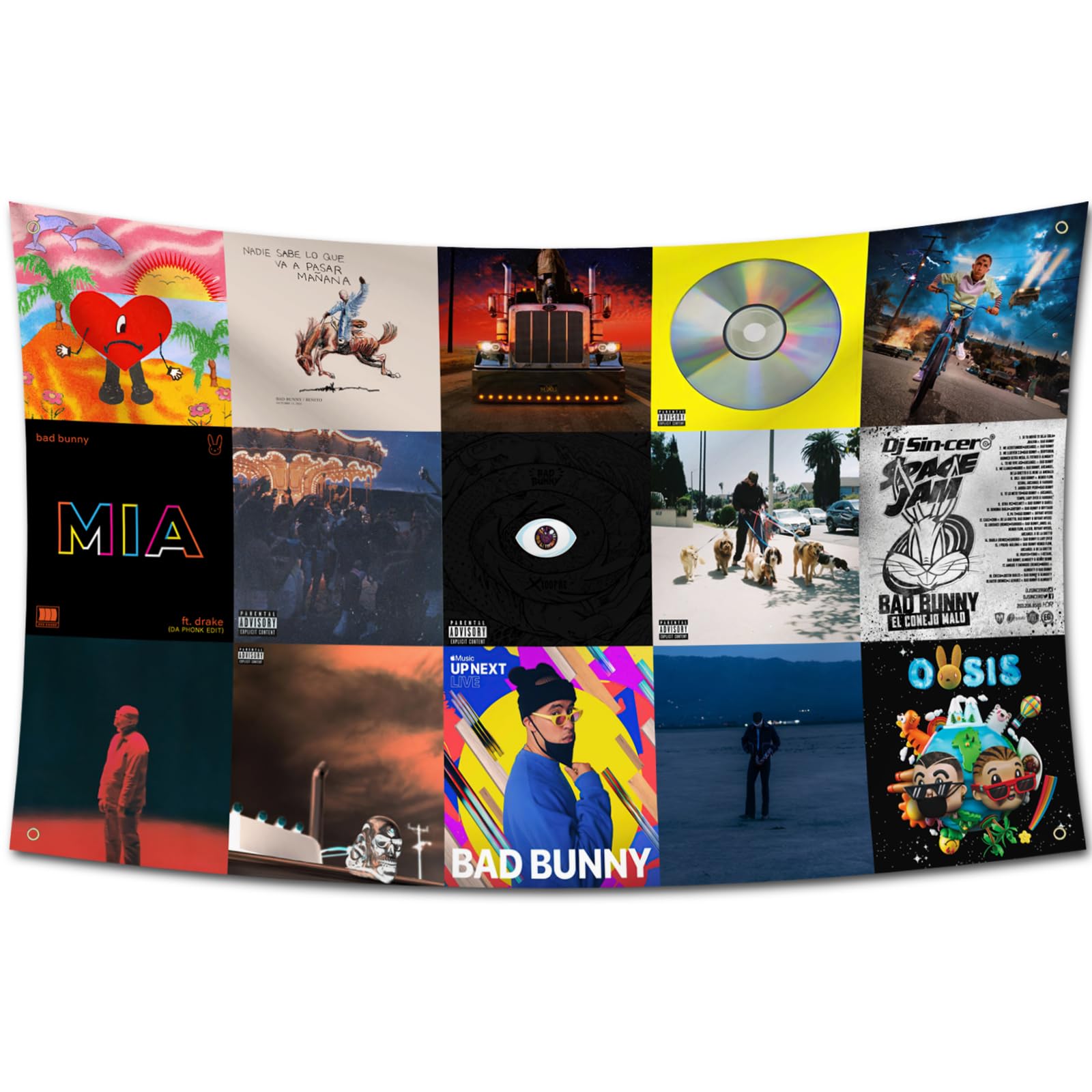 Amazon.com: Bad Flag 3X5 Ft Bunny Album Cover Flag Tapestry West HD ...