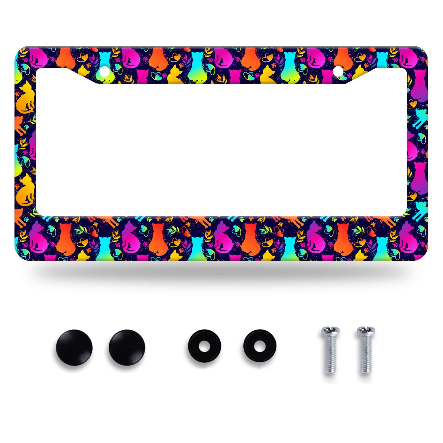 Cat License Plate Frame Cat License Plate Girl TikTok Shop