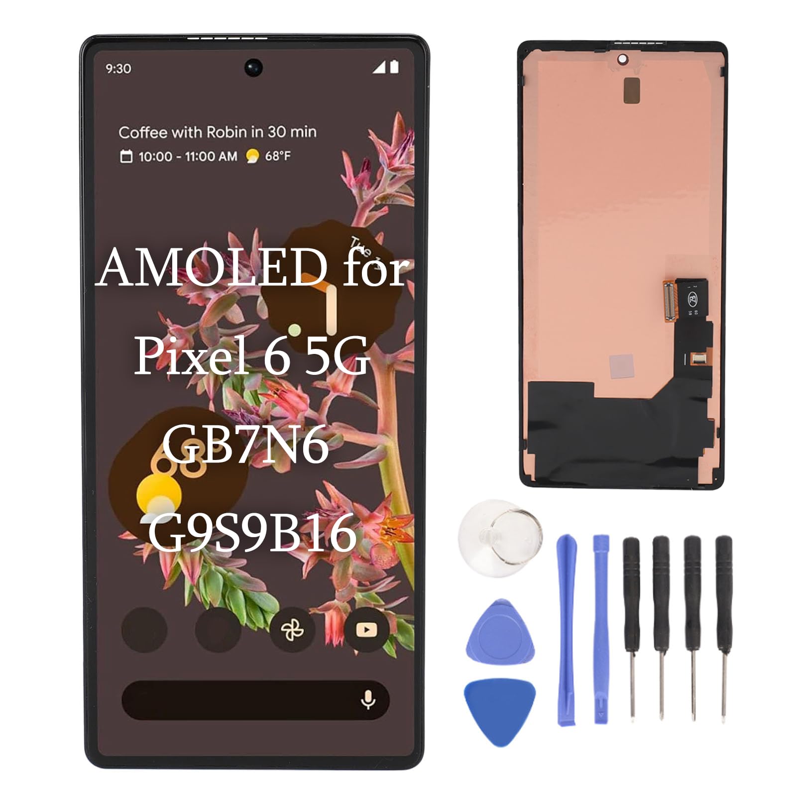 ciciglow Reemplazo de Pantalla AMOLED para Pixel 6 5G GB7N6 G9S9B16 ...